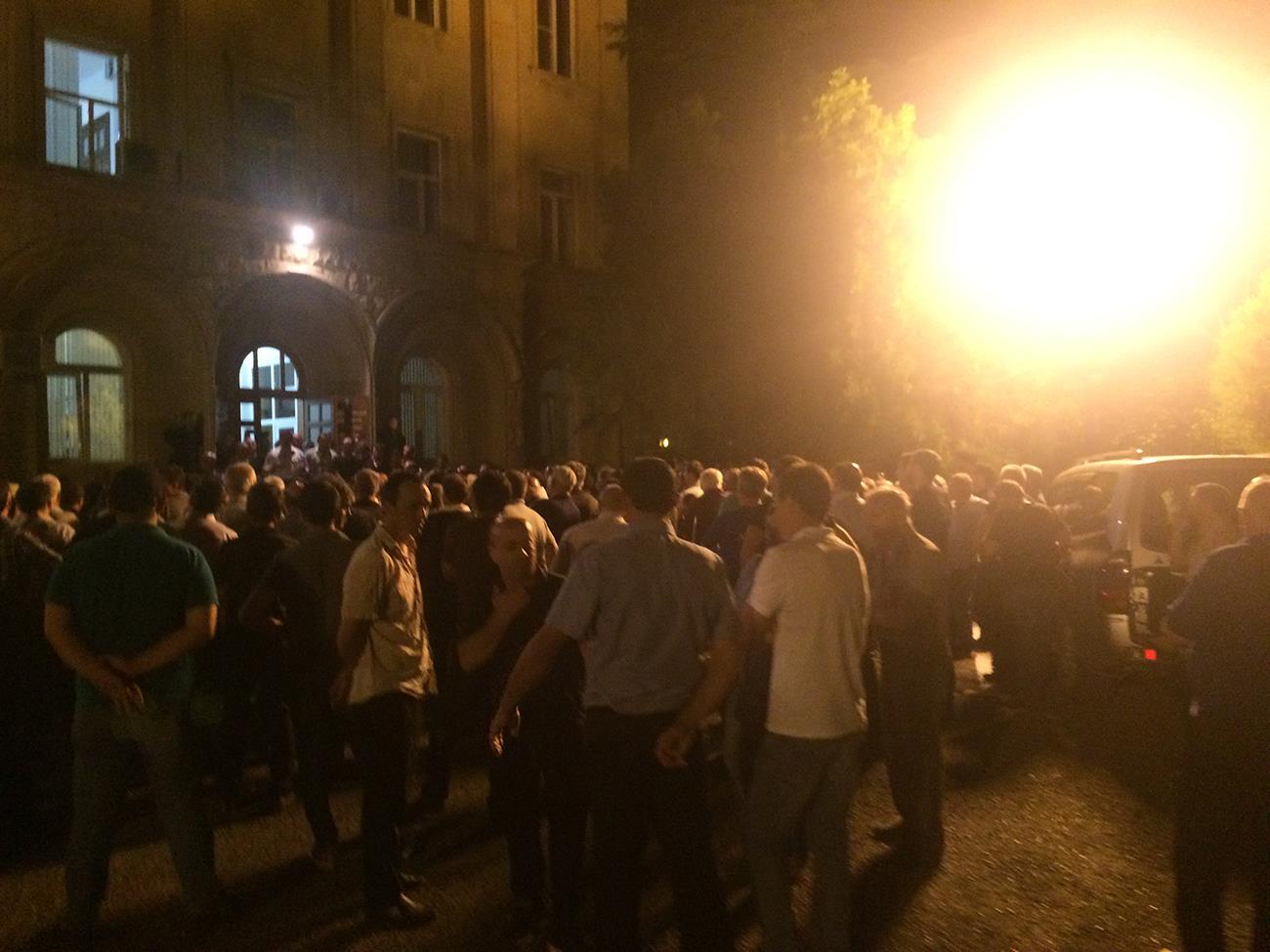 The opposition storms the MoI building - JAMnews